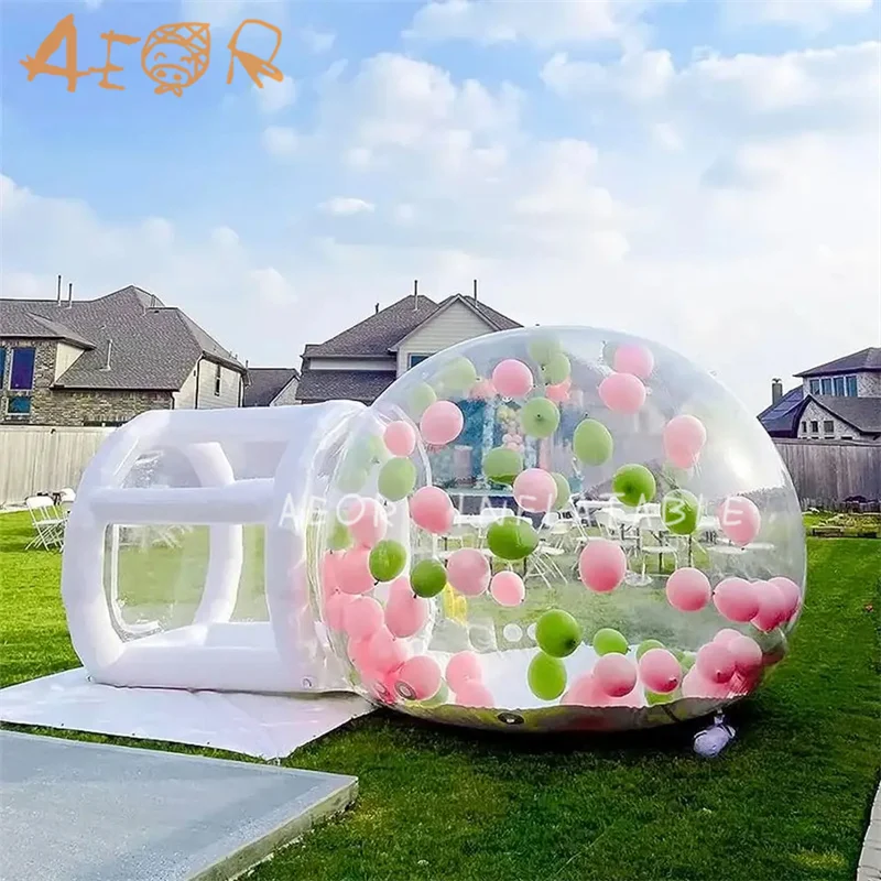 Inflatable Bubble Tent Pvc Globe Clear Transparent Igloo Dome Tent ...