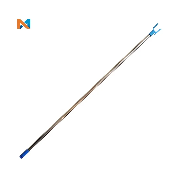 Household Telescopic Clothes Fork Hanger Fork With Plastic Hook - Buy ...