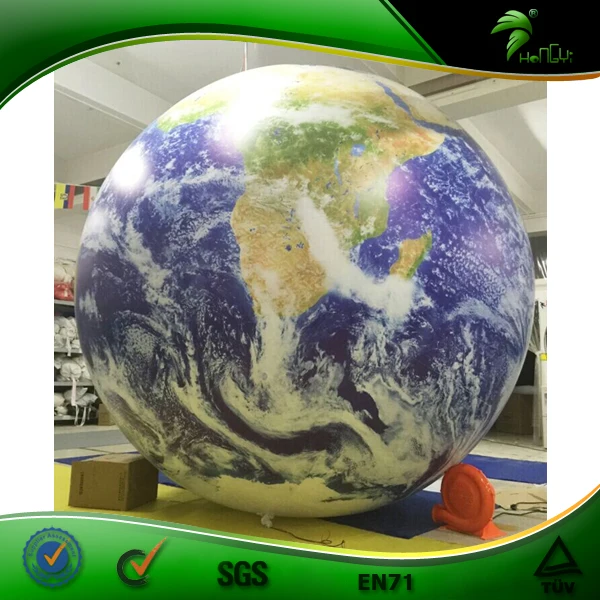 Giant Custom LED Earth Ball - Inflatable Globe 2m Dia