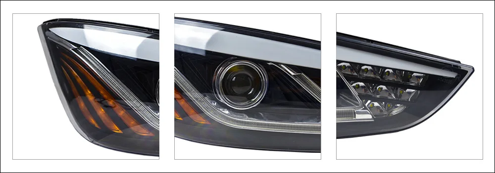 E-MARK Bus Parts 24V 12V LED Combined Headlamp DG2016-3B