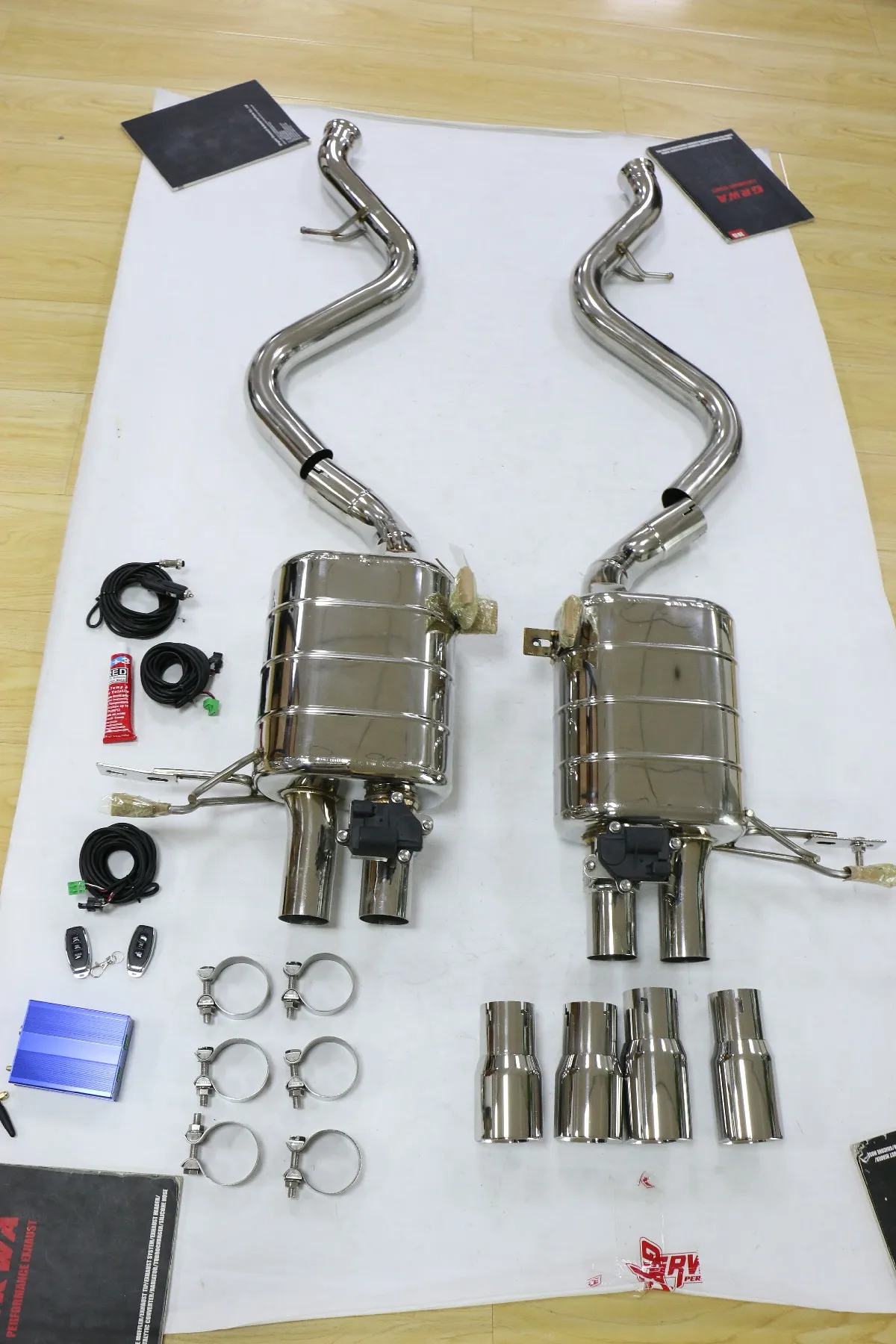 Polished Stainless Steel 304 Exhaust Sound System For Bmw E92 M3 - Buy ...