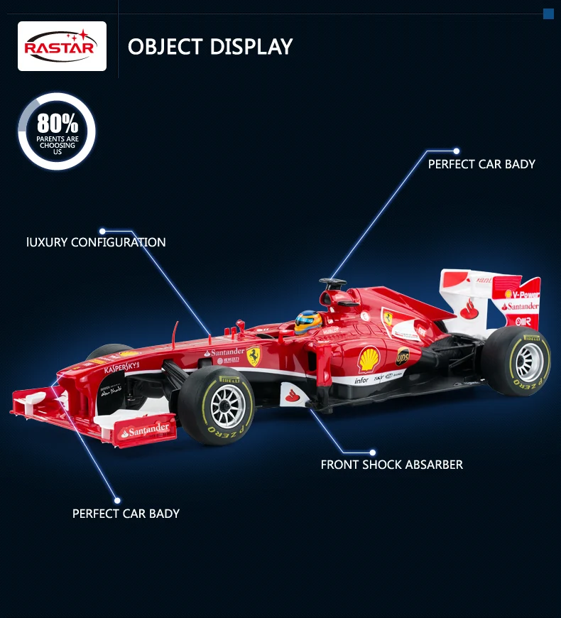 Rastar Kids Toys 1/18 Crazy Racing Rc Car Toy - Buy Mini Rc Car Toy,F1 ...