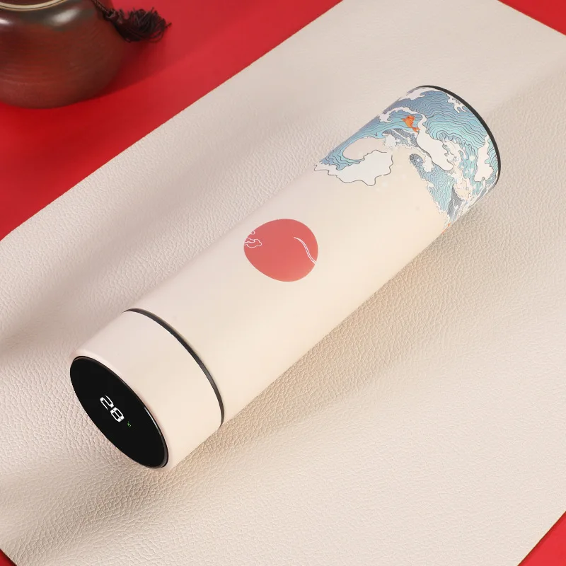 Guochao-termo Inteligente Con Led,Botella De Agua Con Temperatura,Vaso ...
