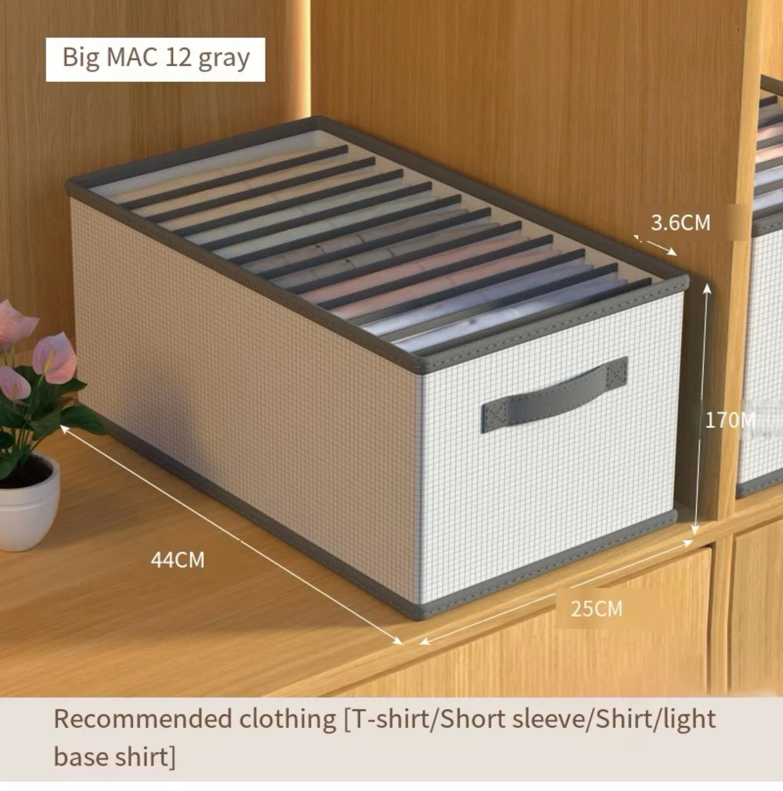 Large Size Wardrobe Clothes Pp Board Washable Fabric Folding Drawer ...