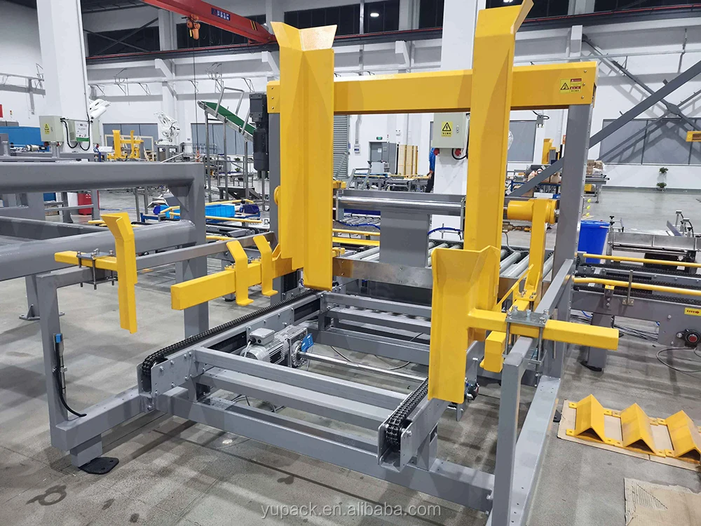 Inline Automatic Pallet Dispenser - YUPACK Pallet Magazine