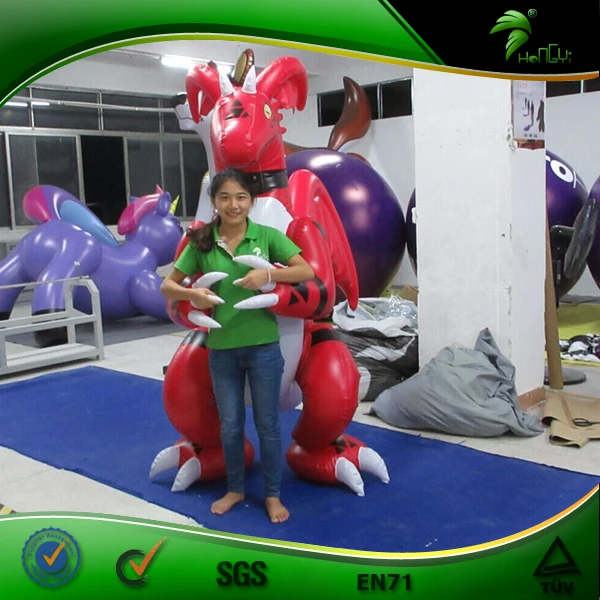 Hot Sale Hongyi Inflatable Suit - Red Dragon Latex Costume