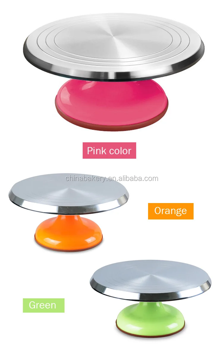 High Quality 12 Inches Aluminum Stainless Steel Cake Decorating ...