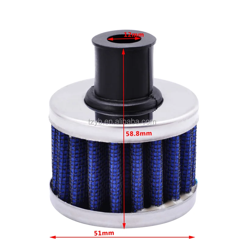 Filter Udara Mobil Dingin Sepeda Motor,Universal 12mm Pemasukan Udara ...