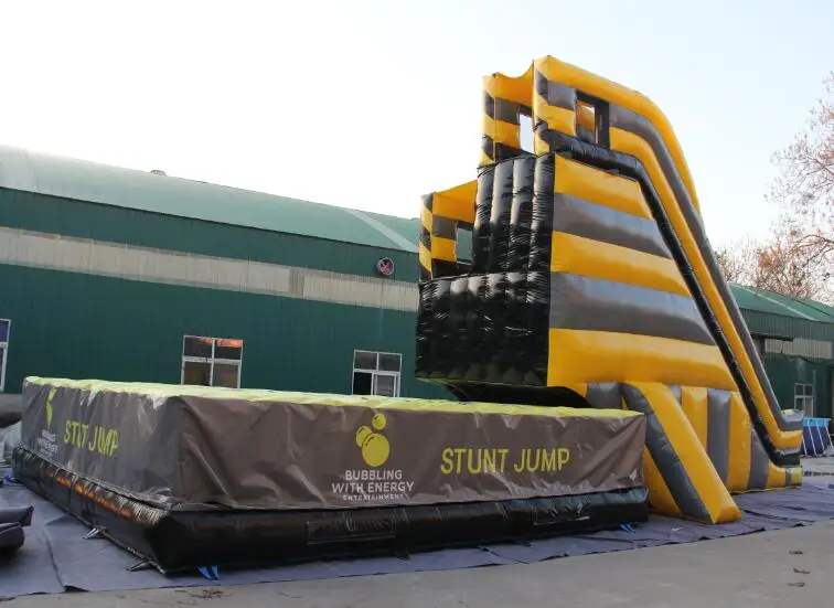 Inflatable Stunt Jump Airbag For Skiing And Bike Riding Trampoline ...