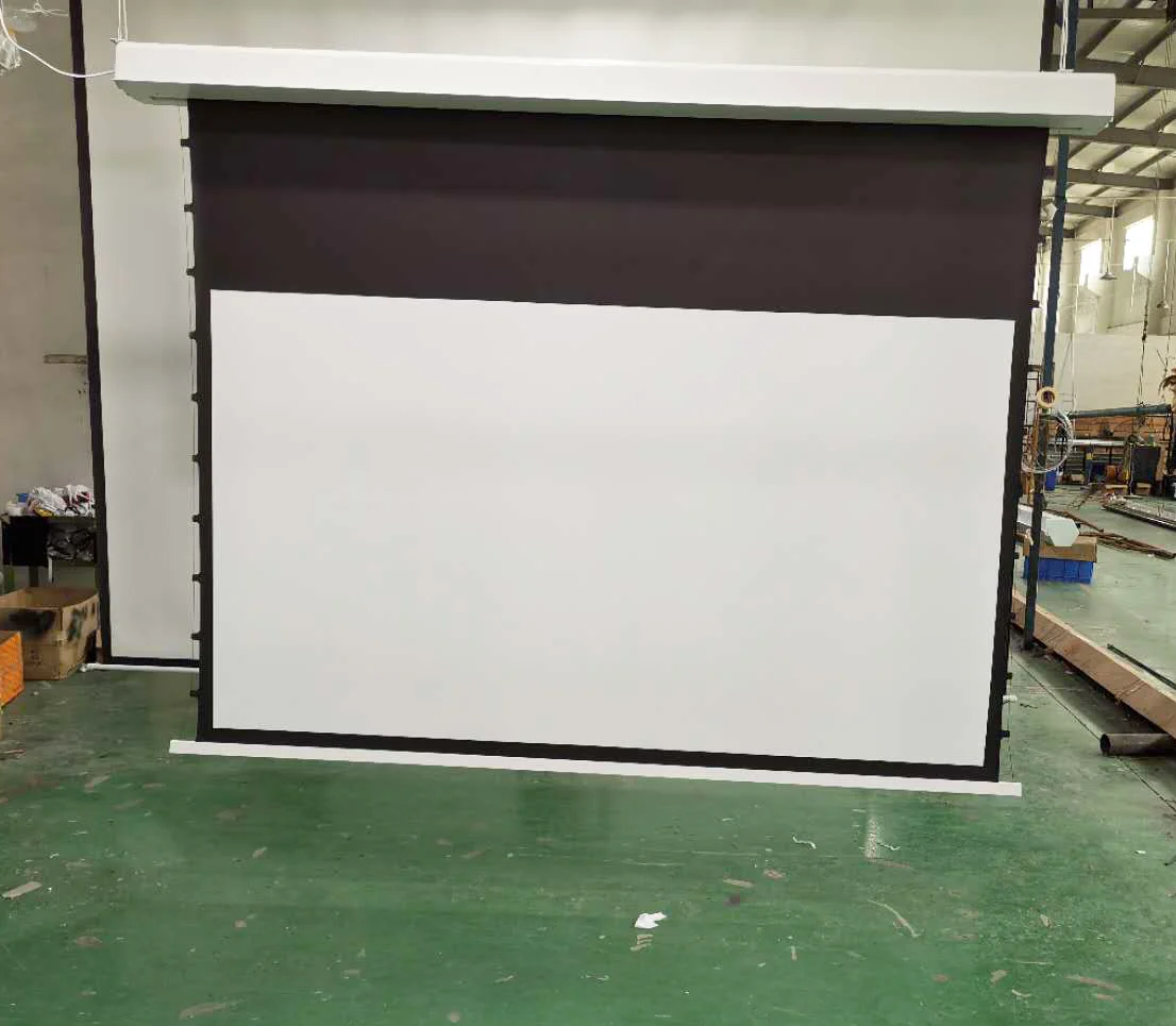 Telon Brand In Ceiling Recessed Hanging Motorized Tab Tensioned ...