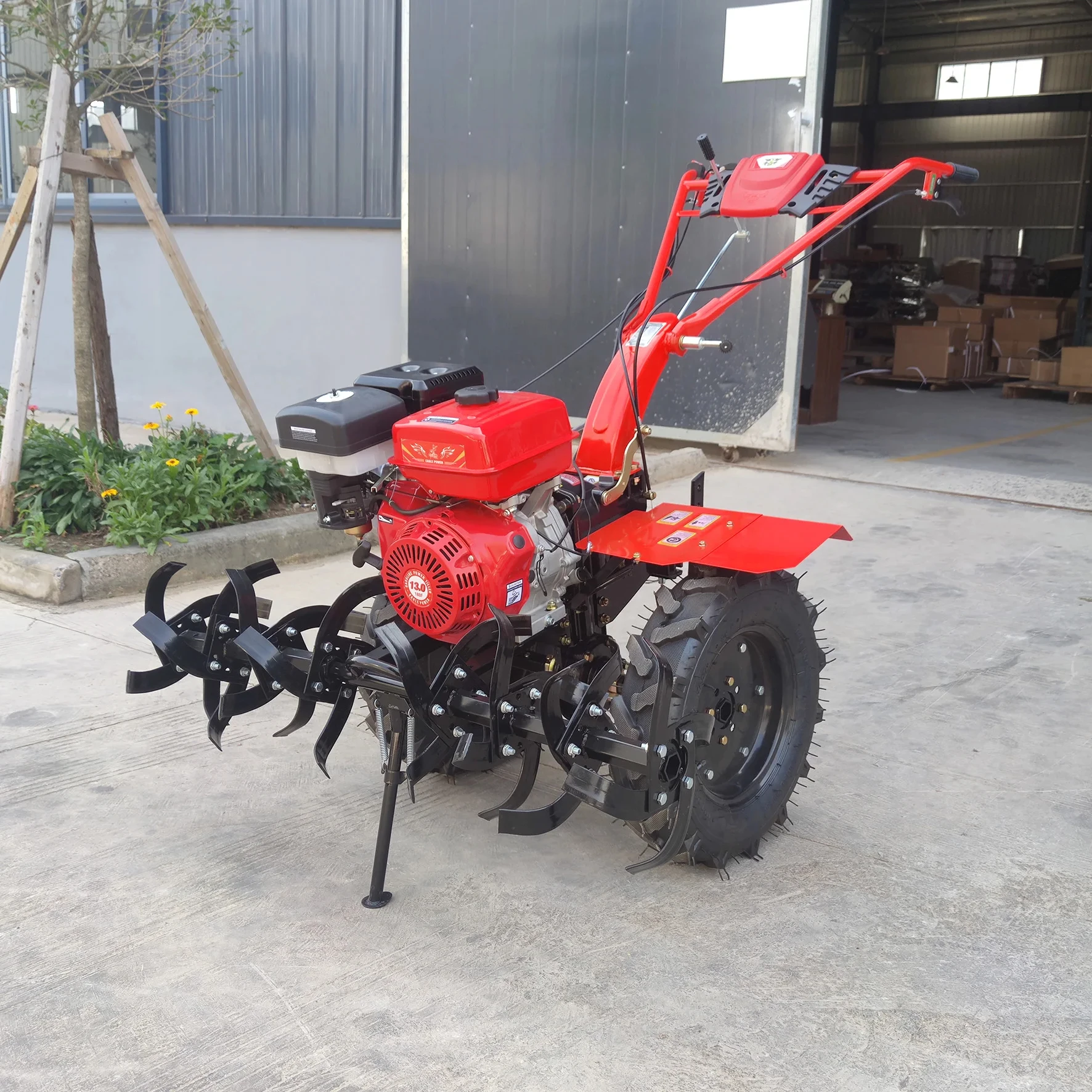 Mini Rotary Tiller Walking Tractor 7hp 10hp 13hp Power Tiller In India ...