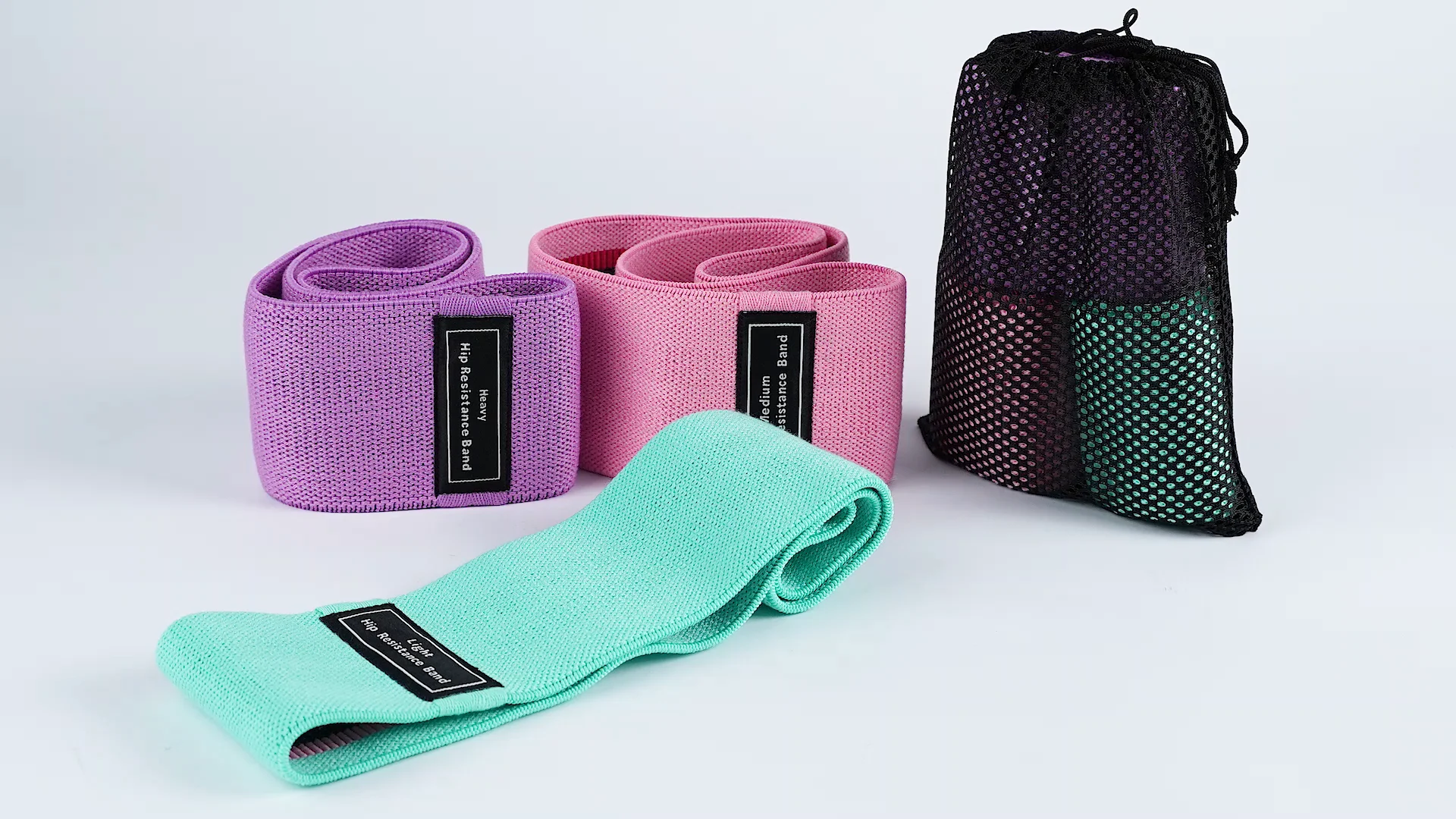 Wholesale Gym Accessories Exercise Booty Bands Elastic Custom Printed ...