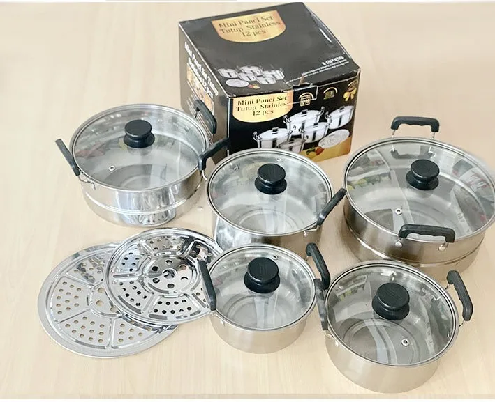 Stainless Steel Suit Pan American High Soup Pot Has 10 Woolly Household ...