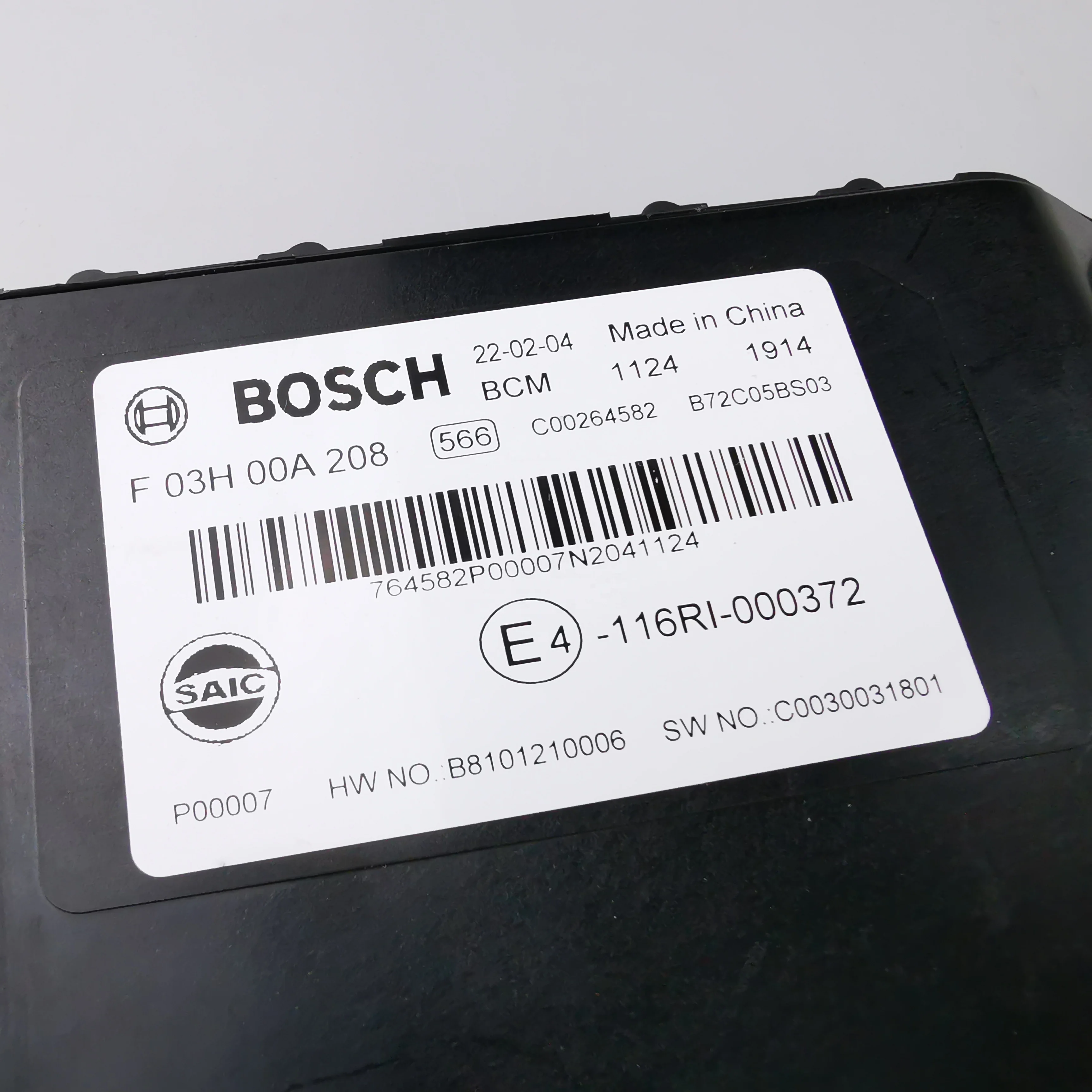 Saic Maxus T60ตัวควบคุมร่างกายเดิม C00110825 C00129467 - Buy Bcm,Ldv ...