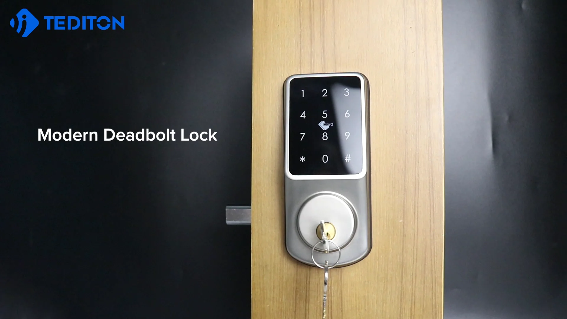 Tediton Ttlock App Password Rfid Card Mechanical Key Combination Ble ...