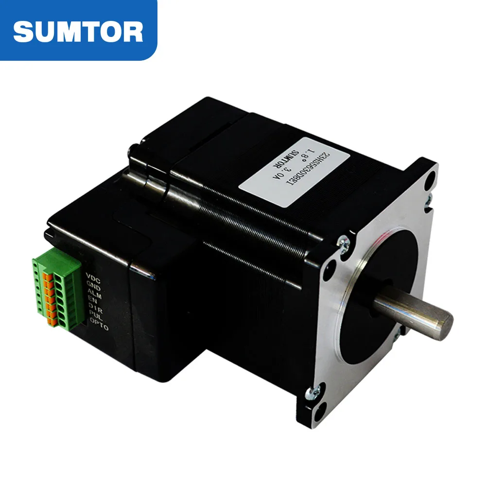 56mm Length 1.1n.m Holding Torque Nema 23 Integrated Driver Stepper ...