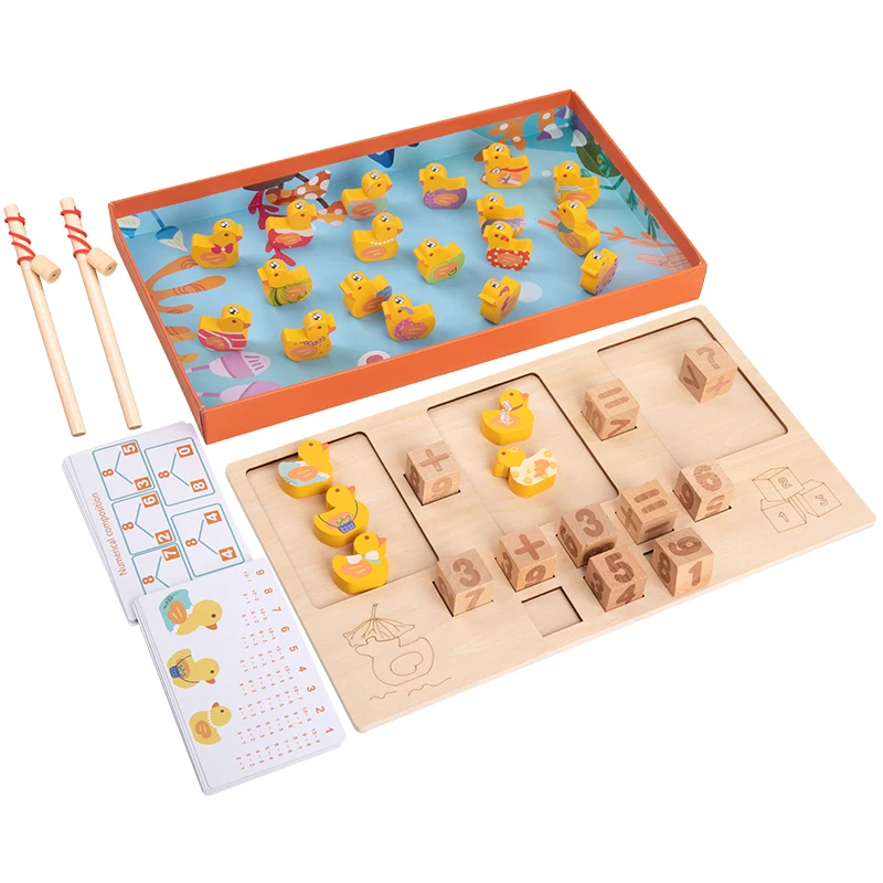 Montessori Counting Duck Math Games Learning Toys For The Enlightenment ...