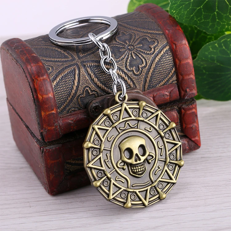 Pirates Of The Caribbean Metal Key Chain Pirates Keyring - Buy Pirates ...