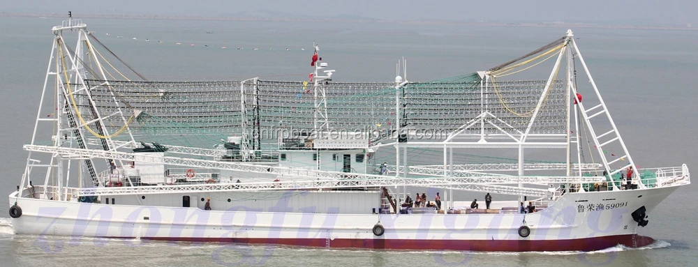182ft China Shipyard Steel Hull Ocean Deap Sea Commercial Light Luring ...
