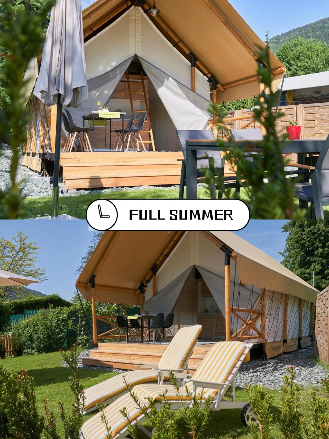 Glamping Party House Container House Camping Tent for Resorts Safari ...