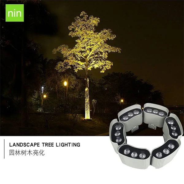 Coconut Hug Tree Lights Palm Landscape Lamp 12w 24w 48w Spotlight ...