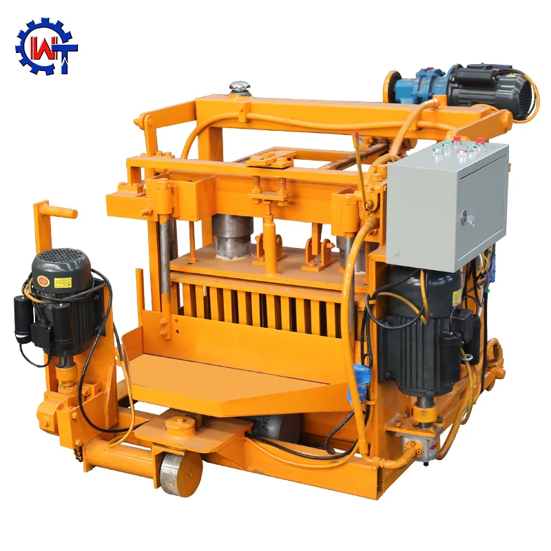 QT40-3 Egg Laying Concrete Cement Manual Block Brick Making Machine