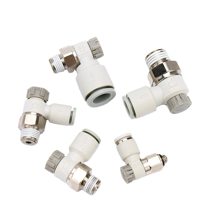 SMC Pneumatic Speed Controller Fitting AS1201F-M5-04A