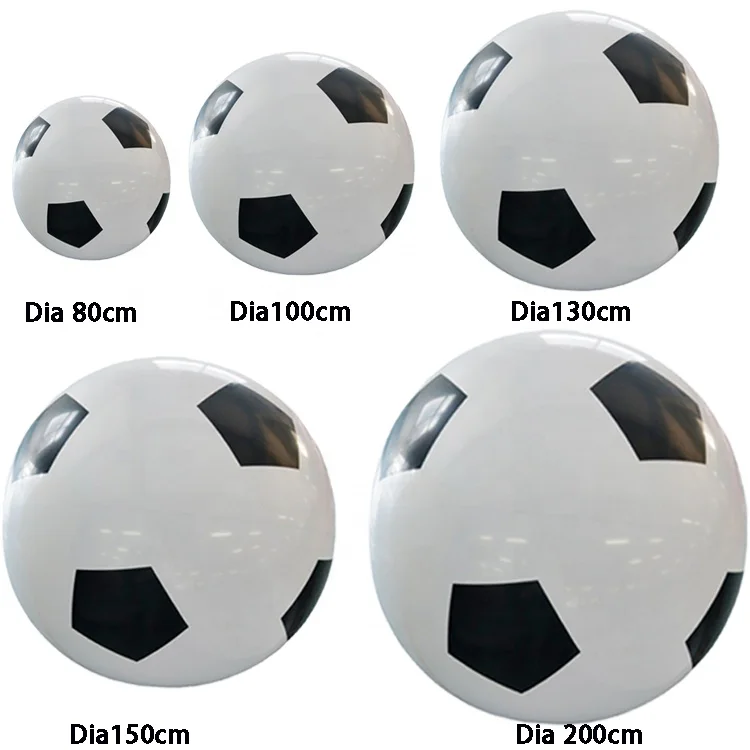 Custom Pvc Inflatable Soccer Ball Large Inflatable Football For Outdoor ...
