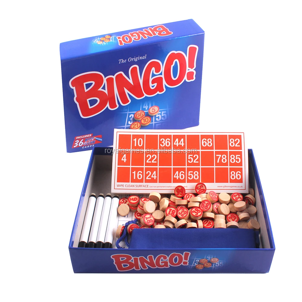 Custom Wooden Numbers Board Bingo Lotto Game with 90 Wooden Numbers 36 ...