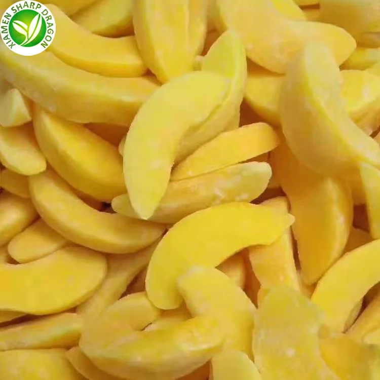 Iqf Frozen Peeled Pitted Yellow Peaches Half Dice Slice Sliced Chunk ...