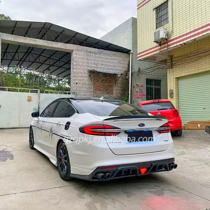 Rear Bumper Rear Lip Diffuser Tail Throat for Ford Mondeo