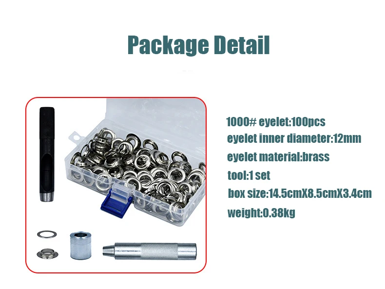 Diy Tool Eyelet Setter Kit Grommet Repair Punch Kit Grommet ...