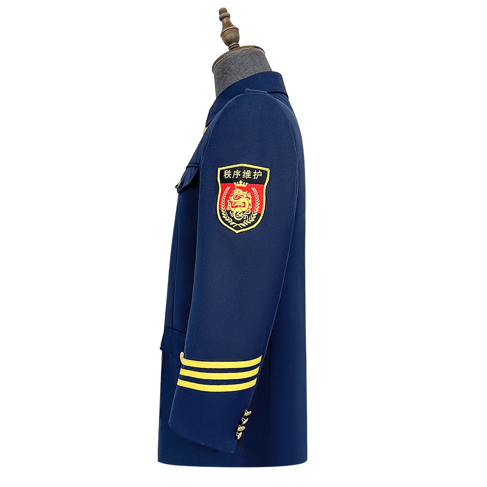 Custom Navy Blue Security Guard Pilot Uniforms Officer Royal Guard ...