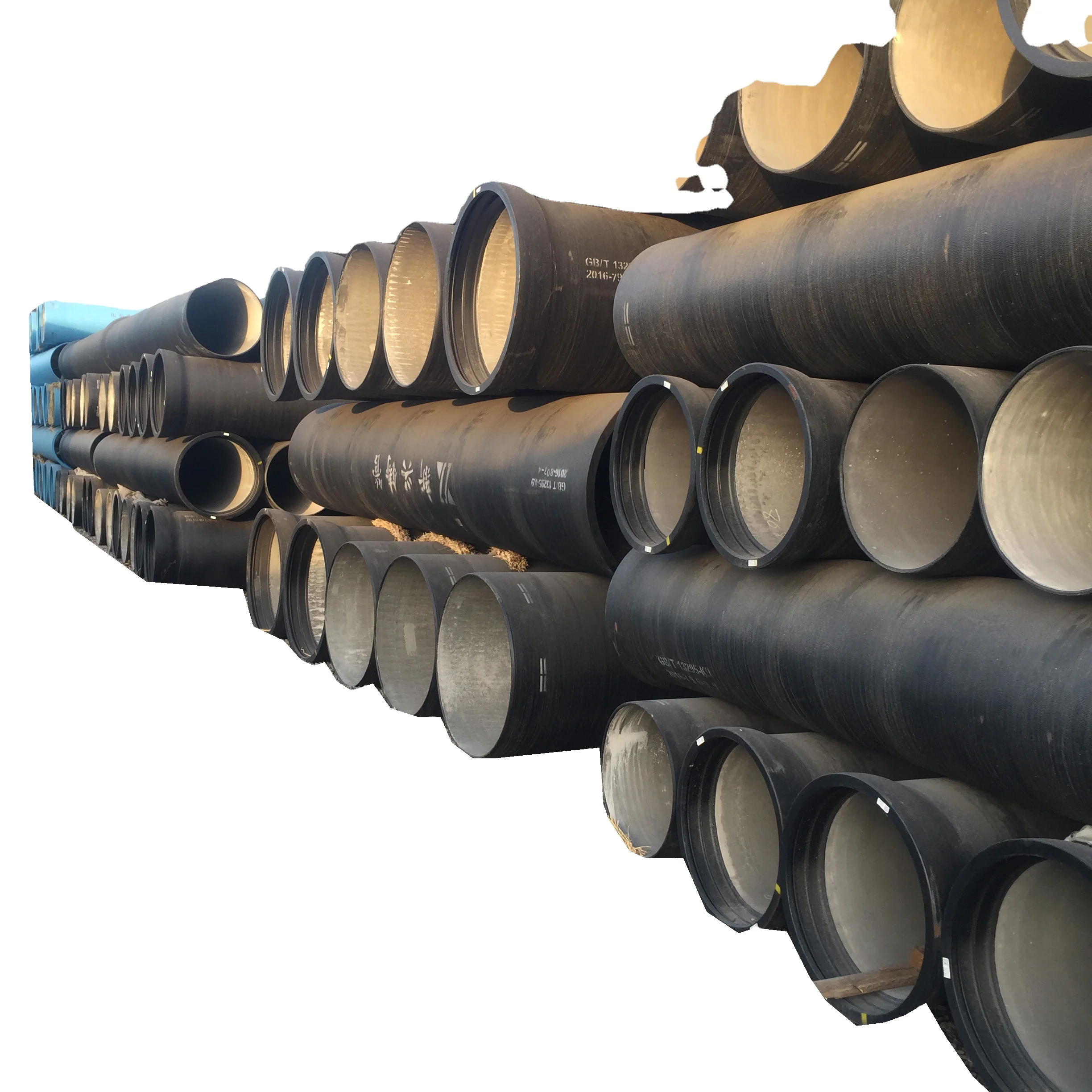 Dn100 Dn150 Dn200 Dn250 Ductile Cast Iron Pipes K7 K8 K9 Fitting For ...