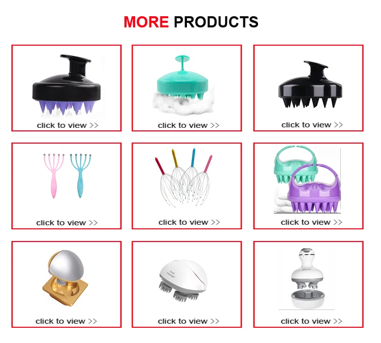 Treatment Machine Devices Tools Silicone Hair Scalp Massager Shampoo ...