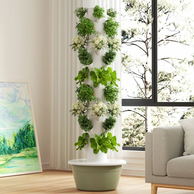 Aeroponic Tower - Vertical Farming for Indoor Vegetable Growing