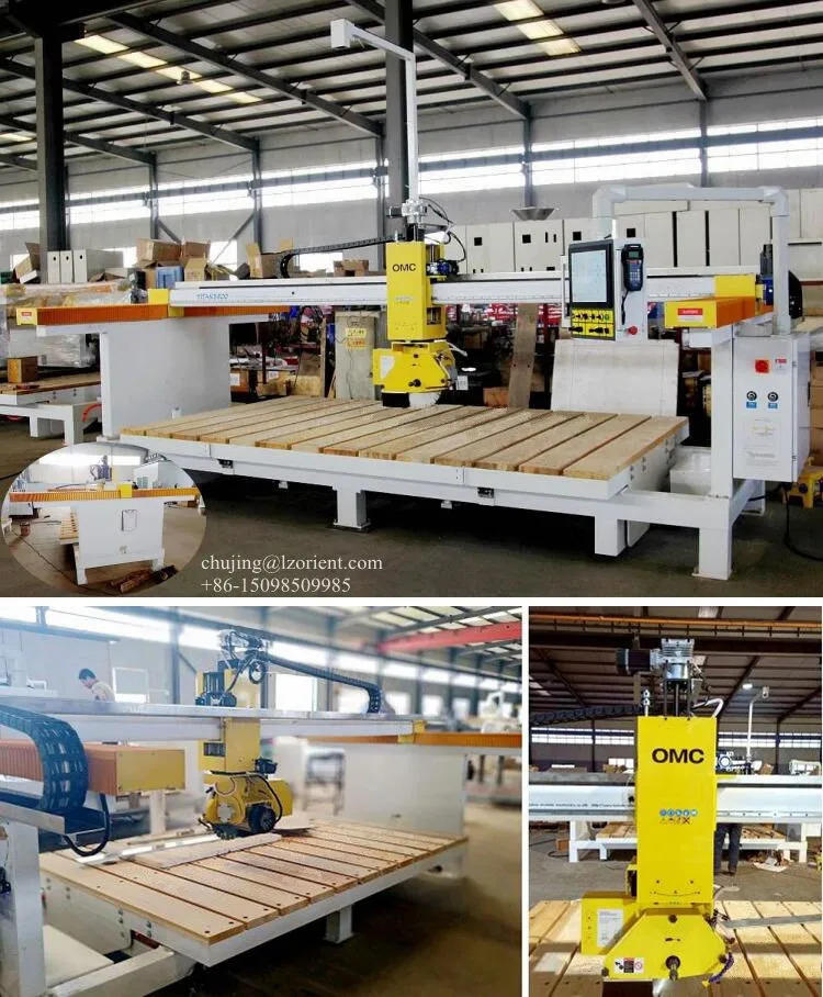 OMC 5 축 CNC 화강암 석재 슬래브 절단 연마 가장자리 기계 가격| Alibaba.com