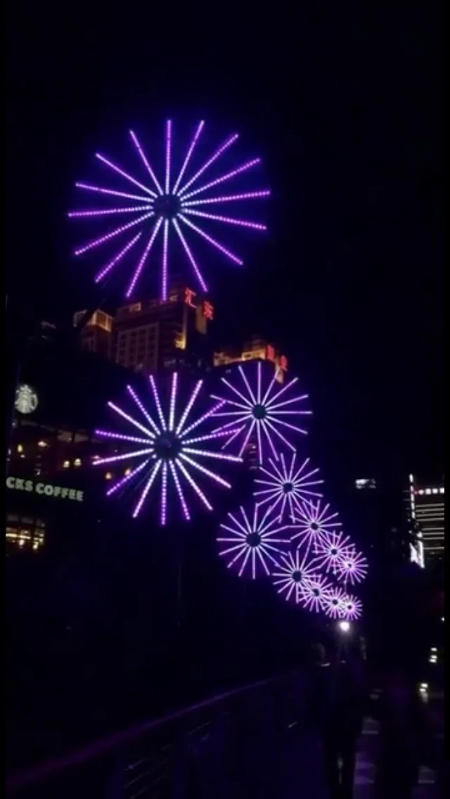 Outdoor Waterproof 2d Firework Light Simulation Led Firework Tree Light ...