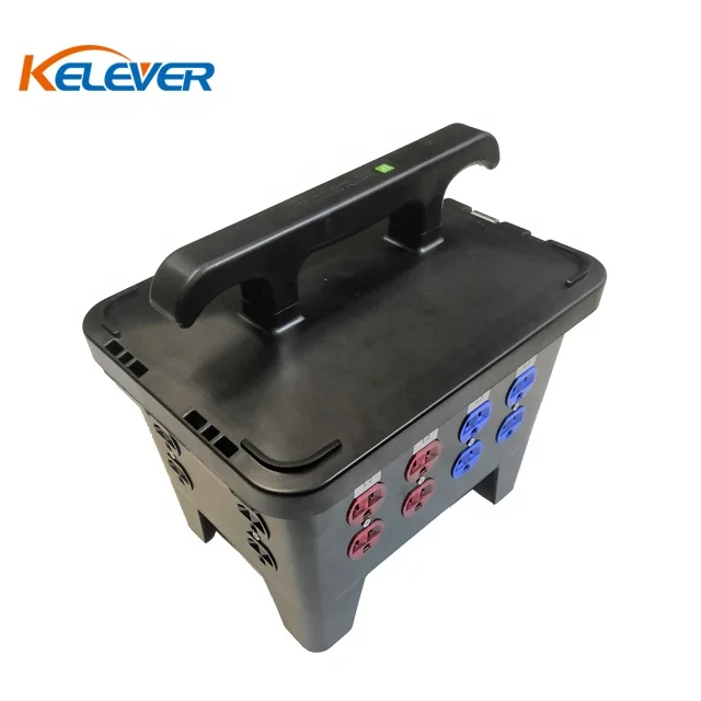 3 Phase 30a Twist Lock To 3 Circuits 20a Duplex Power Distro Box - Buy ...