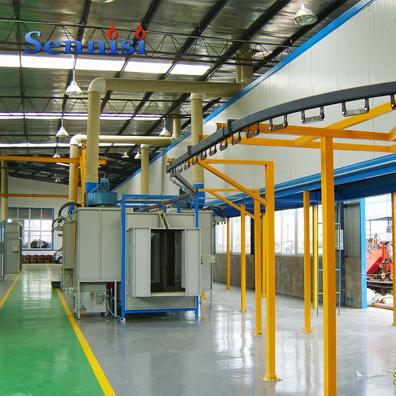 Semi-automatic / Automatic Electrostatic Powder Coating Production Line ...