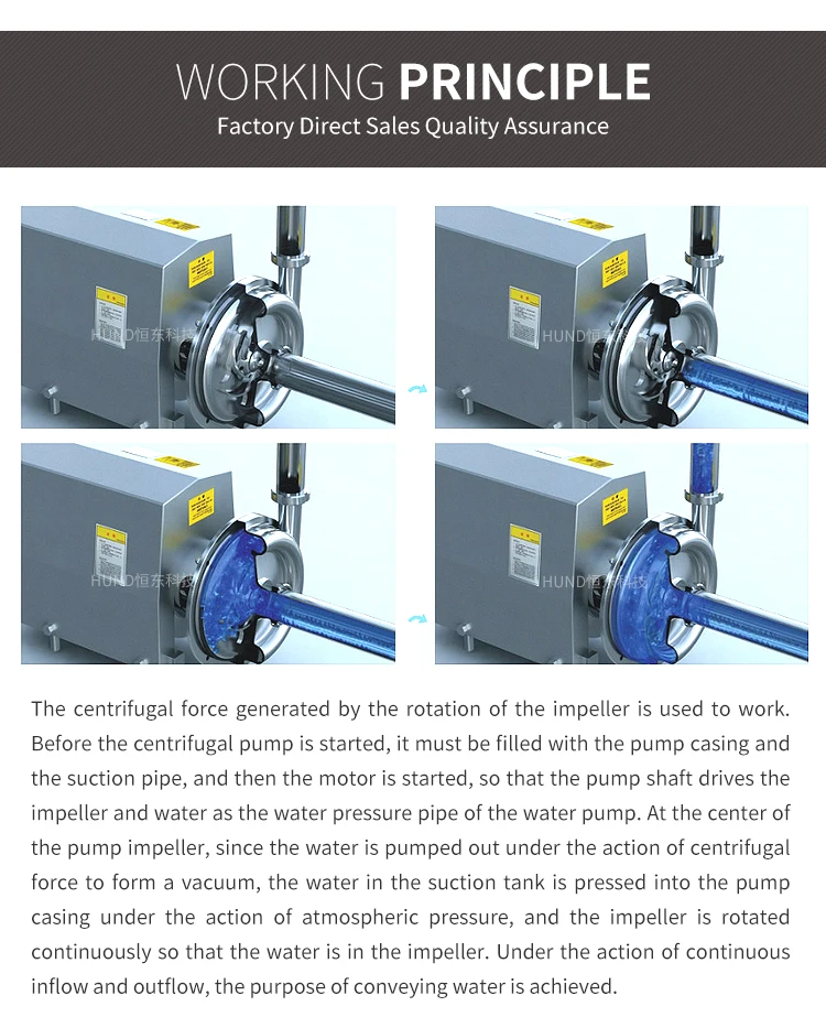 Stainless Steel Food Grade Alcohol Transfer Pump - Hundom