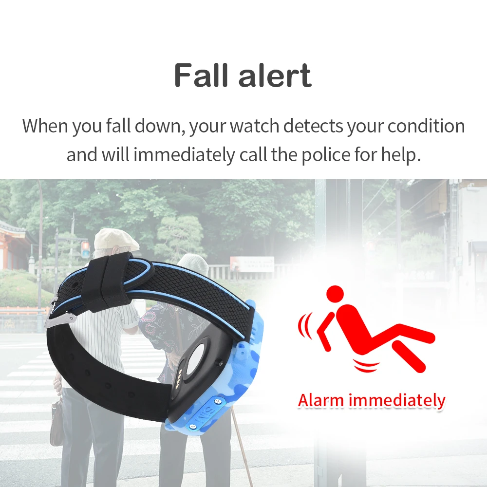 Gps Tracker Kids Watch Baby Gsm Gprs Agps Indoors Bracelet,4g Hospital ...