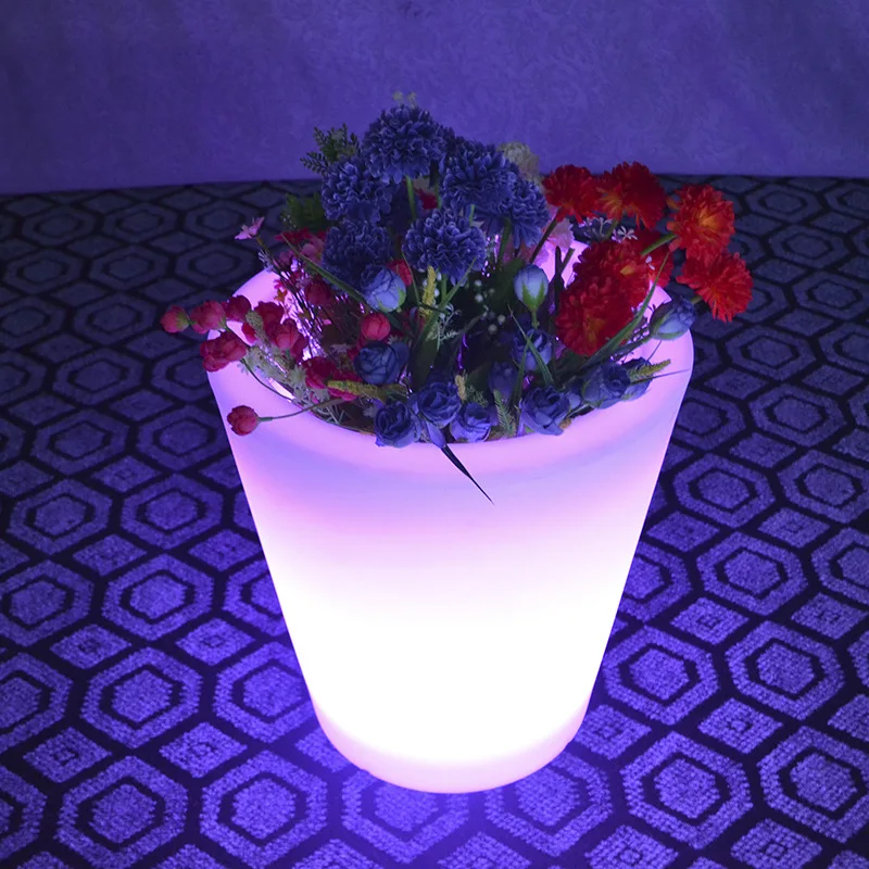 Glowing Light up Outdoor Flower Plant Pots - IP65 Waterproof