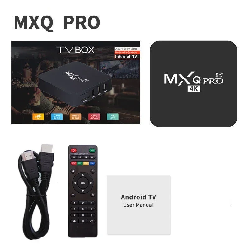 Mxqpro Amlogic S805 Or Rockchip Rk3128 Chipset 2gb Ram 16gb Rom Mxqpro 5g 4k Tv Box Android 13 ...