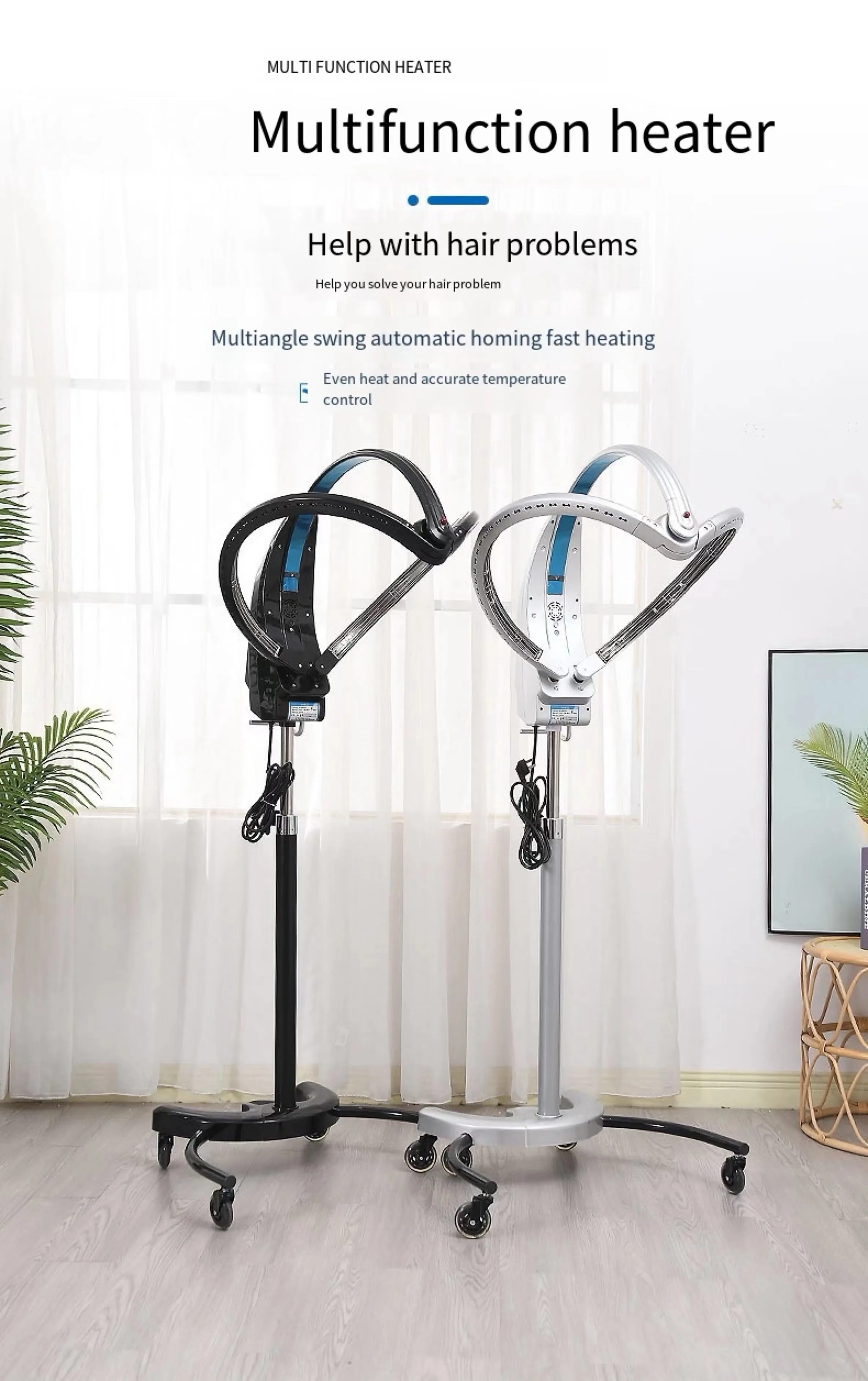 Salon-Quality Color Processor Dry Perming Machine with Ionic Hair Dryer ...