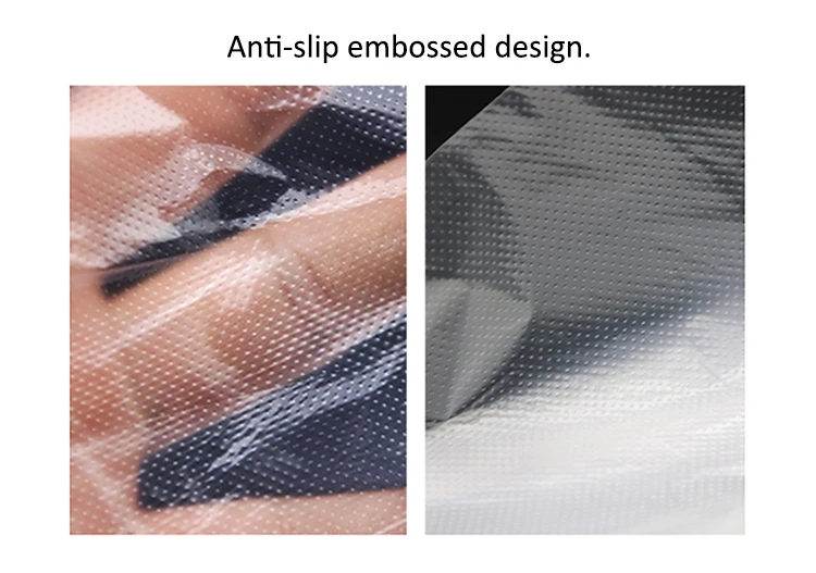 Custom Disposable Clear Plastic Gloves Suitable for Beauty Salon ...