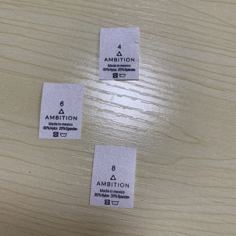 Baby's Clothing Print Label Garment Tear Away Care Wash Tag Clothing ...