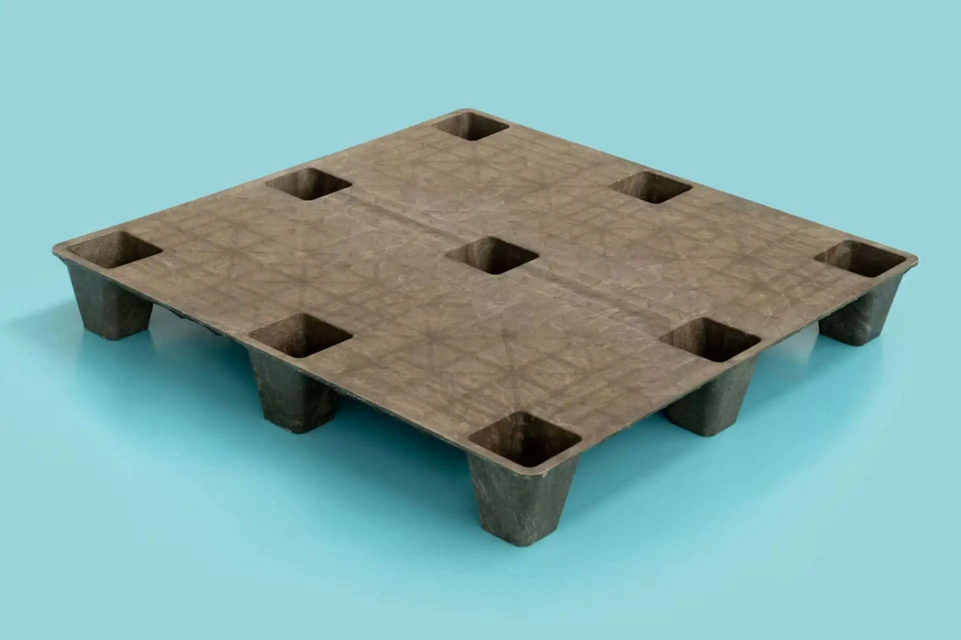 Heavy-duty Plant Fiber Plastic Composite Pallets for Cargo