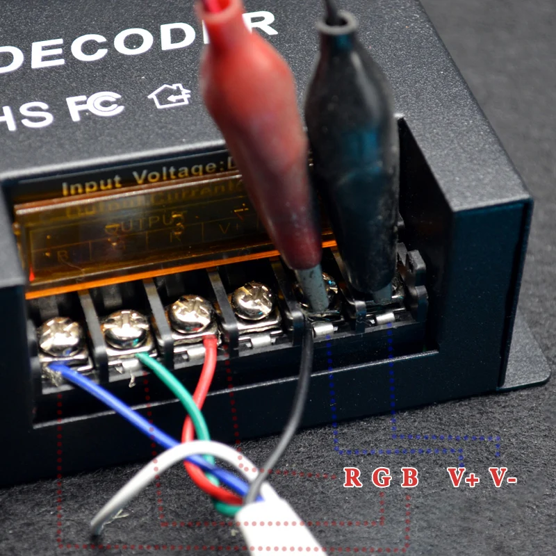 3 Channels Rgb Dmx512 Led Strip Decoder Control Single Or Rgb Lamps For ...