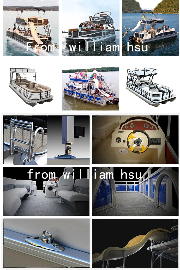 Custom Double-Decker Tritoon Boats for Sale - Ideal Family Party Barge ...